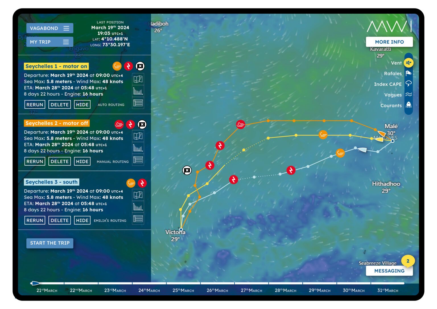 Marine Weather Intelligence - Weather routing & forecasts